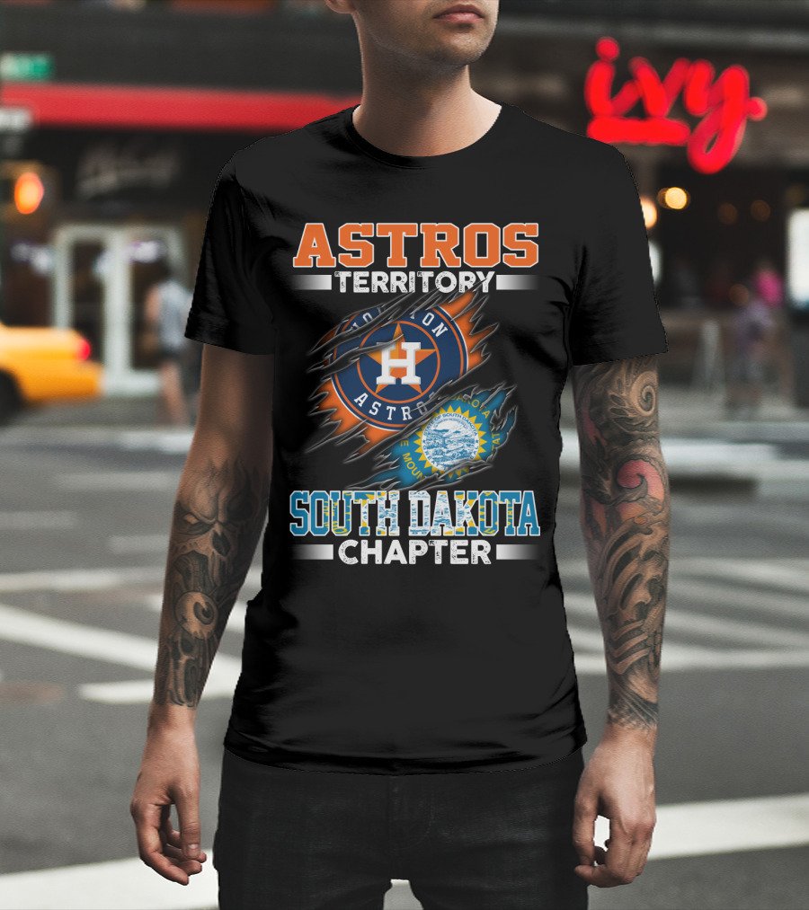 ASTROS TERRITORY SOUTH DAKOTA CHAPTER HOUSTON ASTROS MOUNTAINS T-Shirt