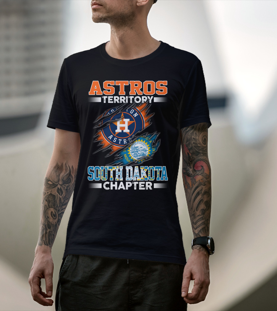 ASTROS TERRITORY SOUTH DAKOTA CHAPTER HOUSTON ASTROS MOUNTAINS T-Shirt
