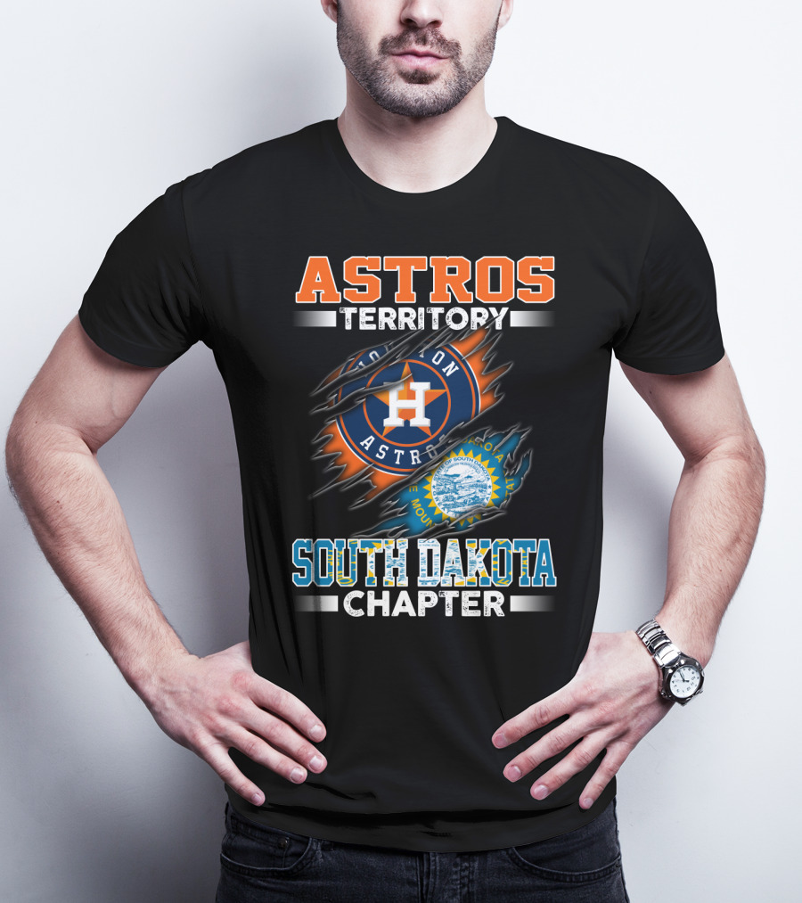 ASTROS TERRITORY SOUTH DAKOTA CHAPTER HOUSTON ASTROS MOUNTAINS T-Shirt