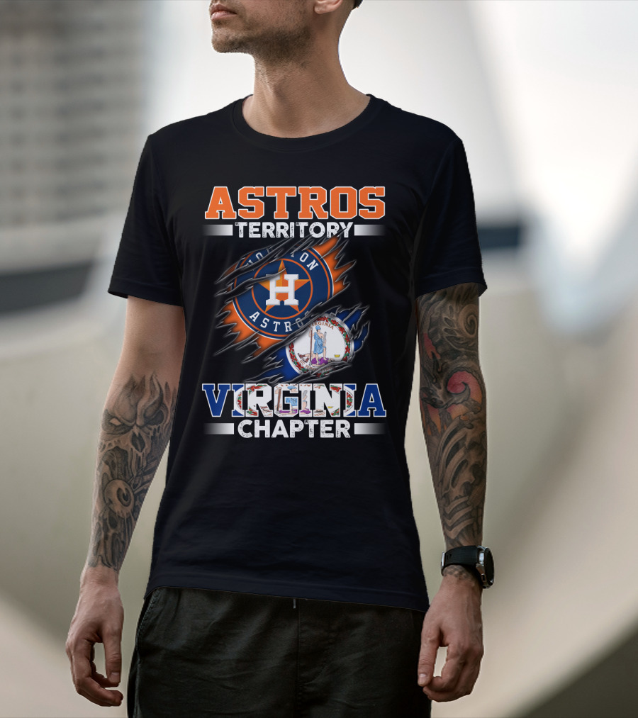 Astros Territory Houston Astros Virginia Chapter T-Shirt
