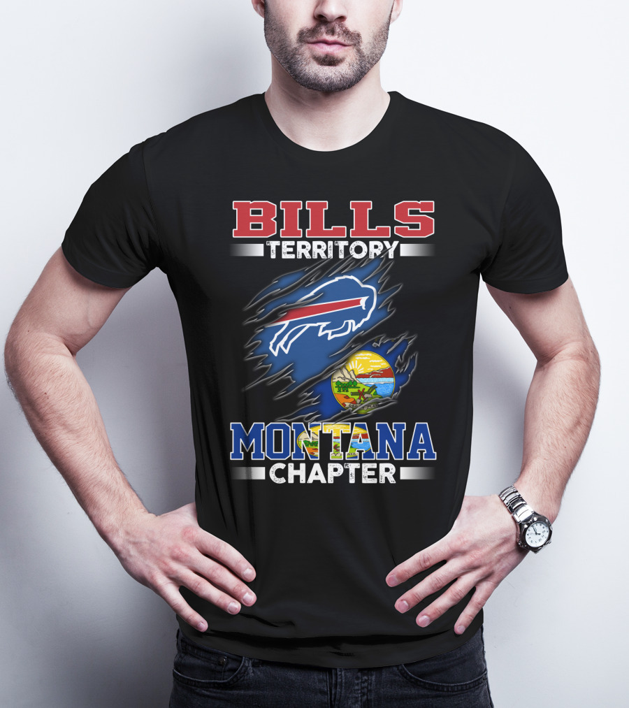 BILLS Territory Montana Chapter Buffalo Football T-Shirt