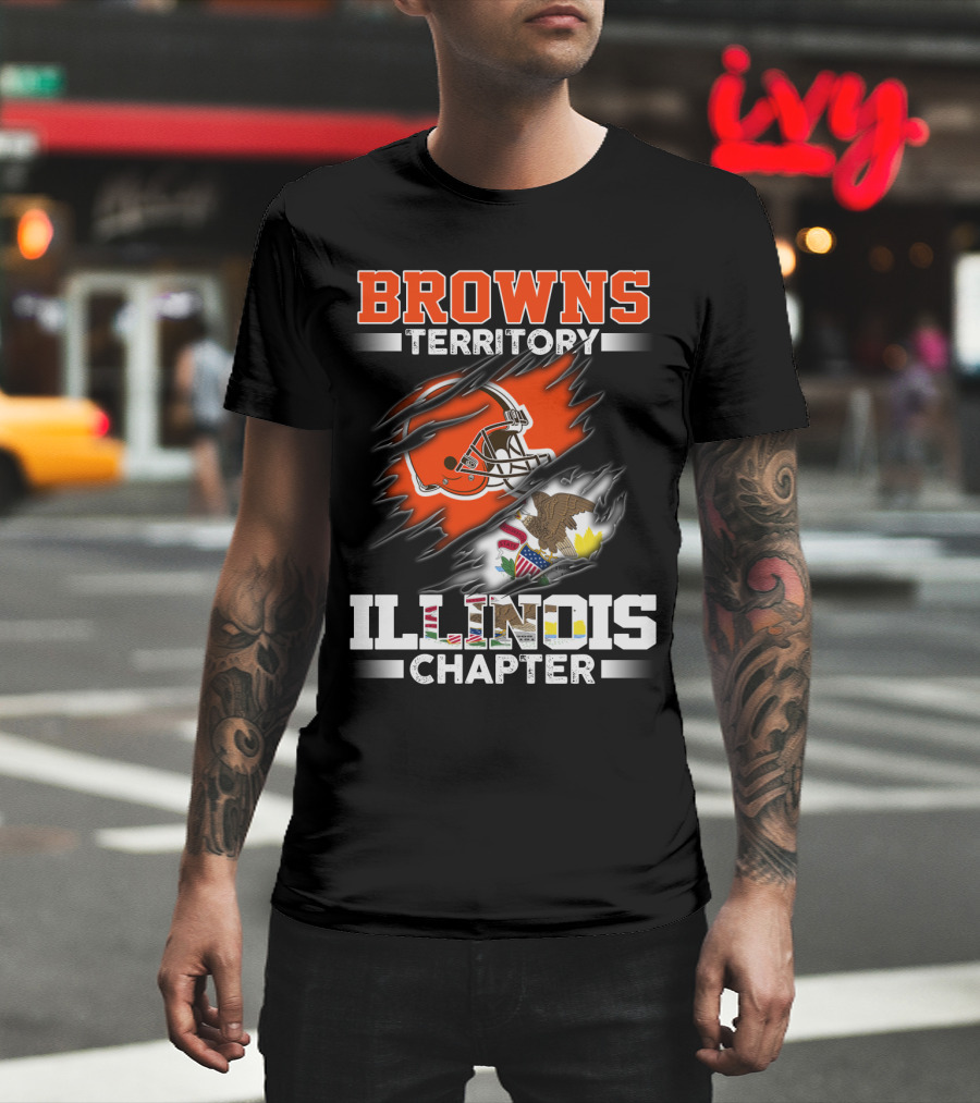 BROWNS TERRITORY ILLINOIS CHAPTER T-Shirt