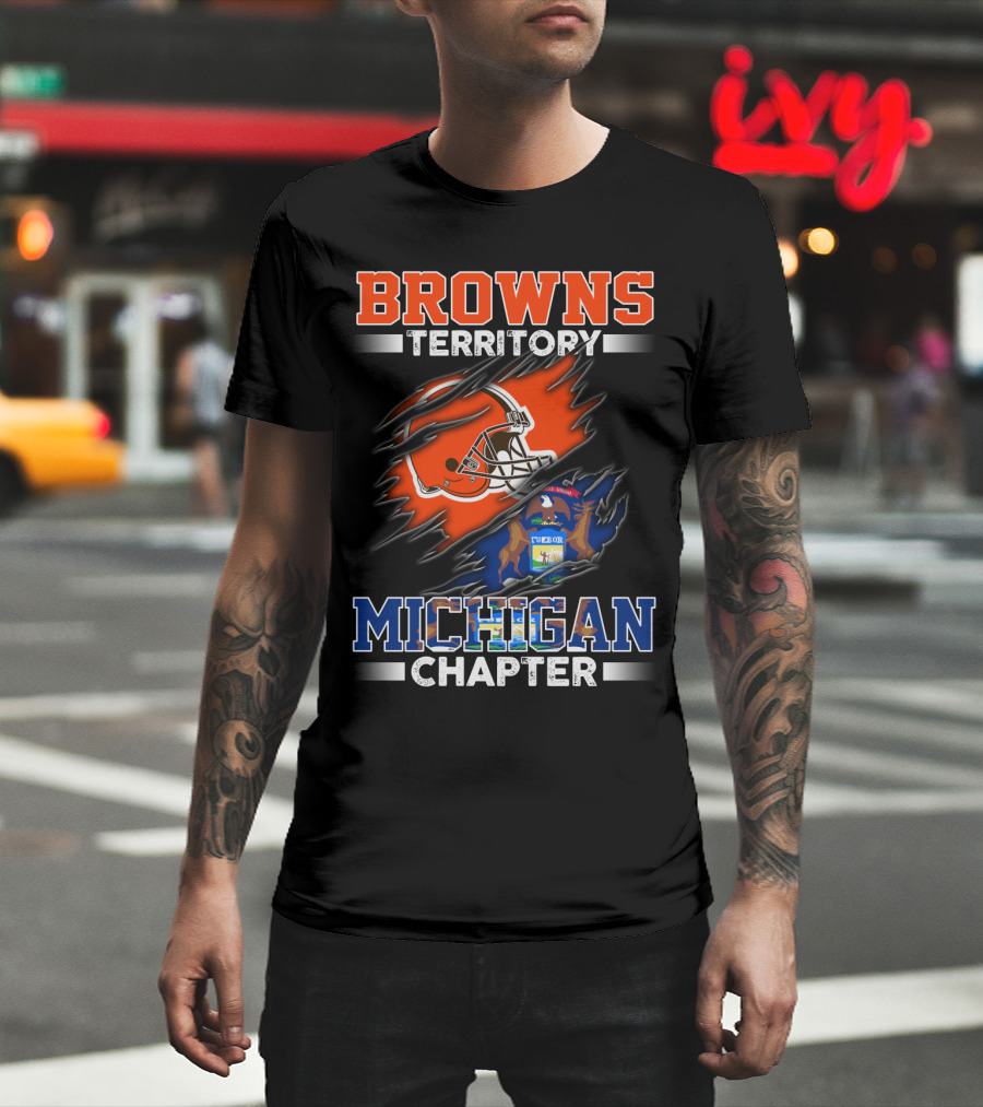 BROWNS TERRITORY MICHIGAN CHAPTER T-Shirt
