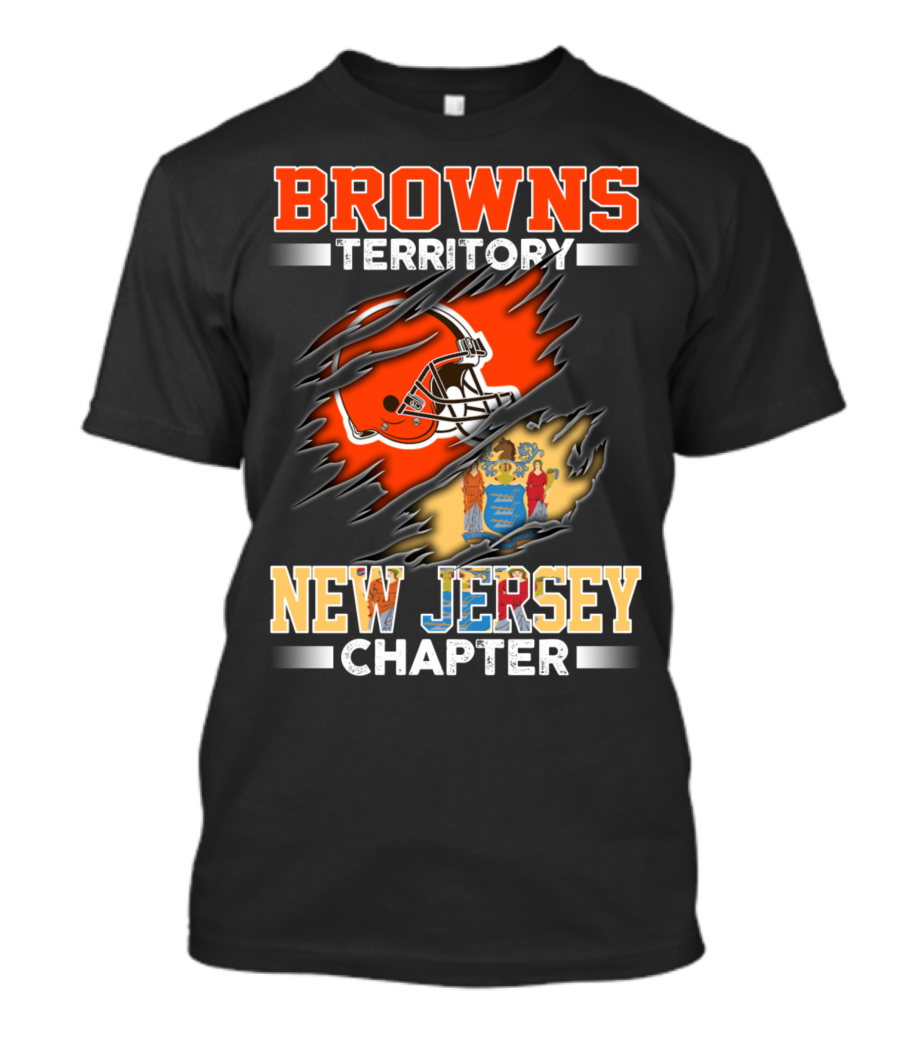 BROWNS TERRITORY NEW JERSEY CHAPTER T-Shirt