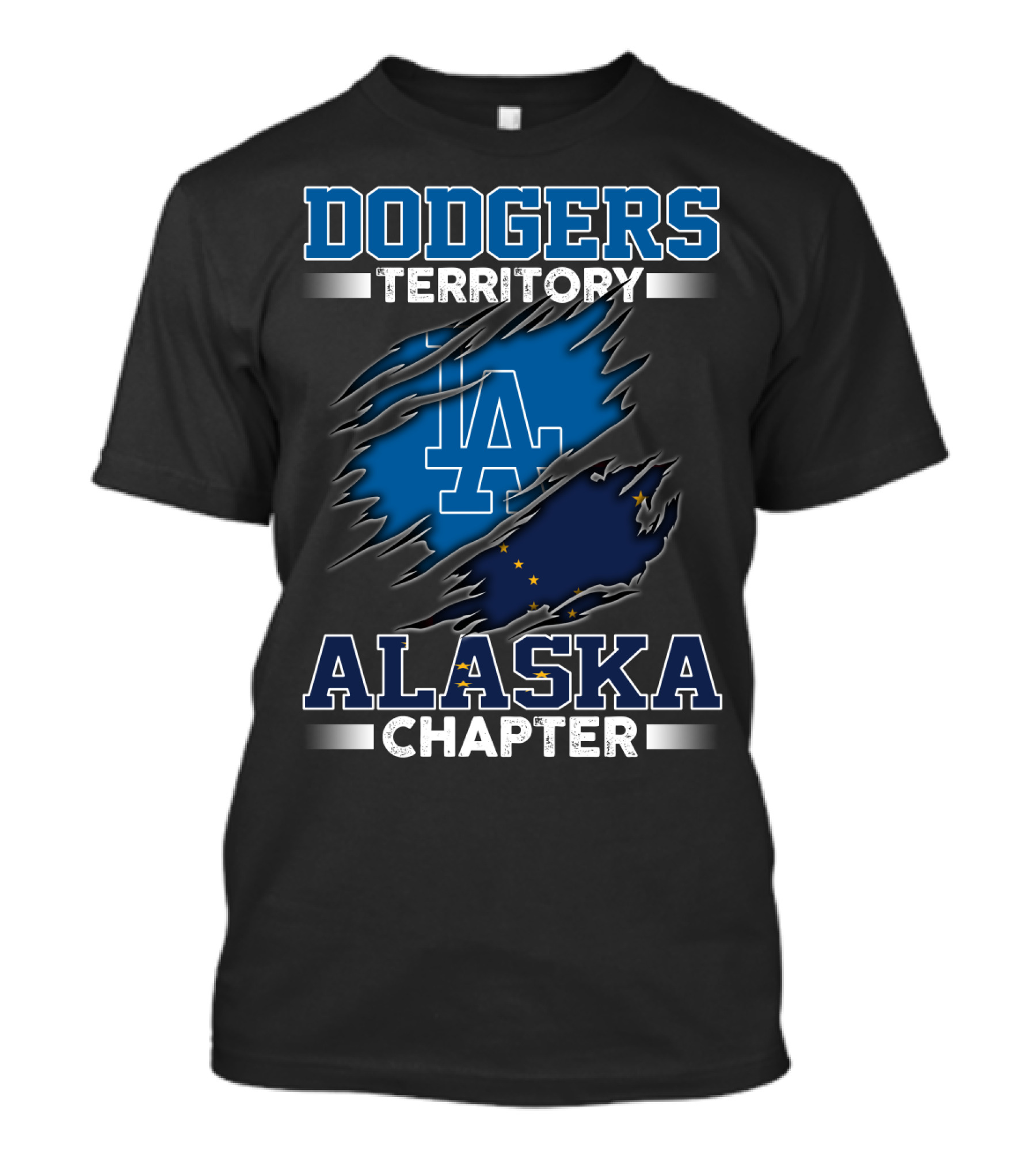 Dodgers Territory La Alaska Chapter T-Shirt