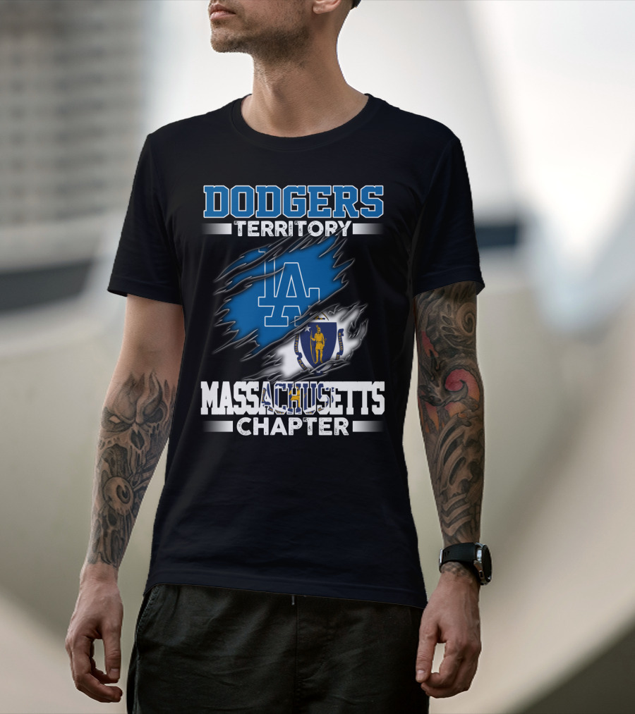 Massachusetts Chapter Dodgers Territory LA T-Shirt