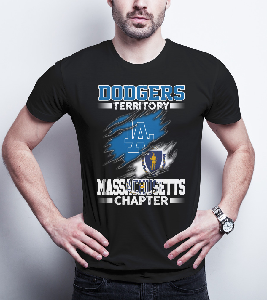 Massachusetts Chapter Dodgers Territory LA T-Shirt