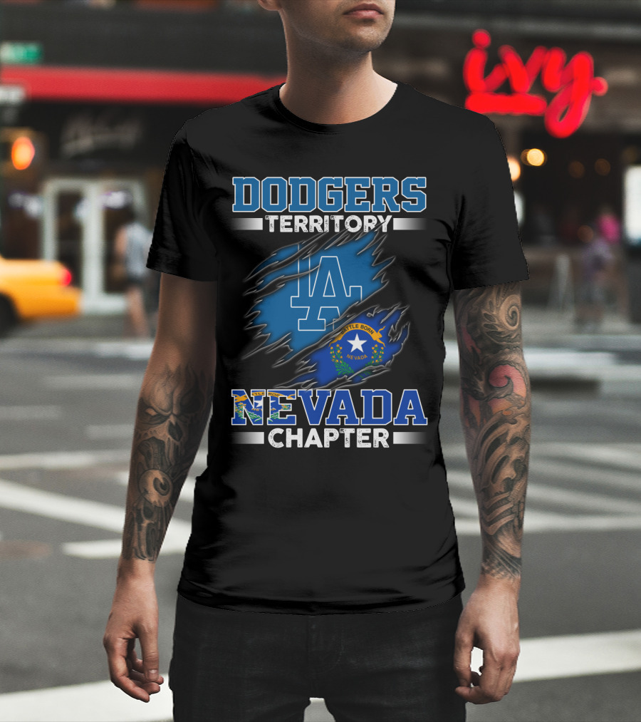 DODGERS TERRITORY LA NEVADA CHAPTER BATTLE BORN T-Shirt