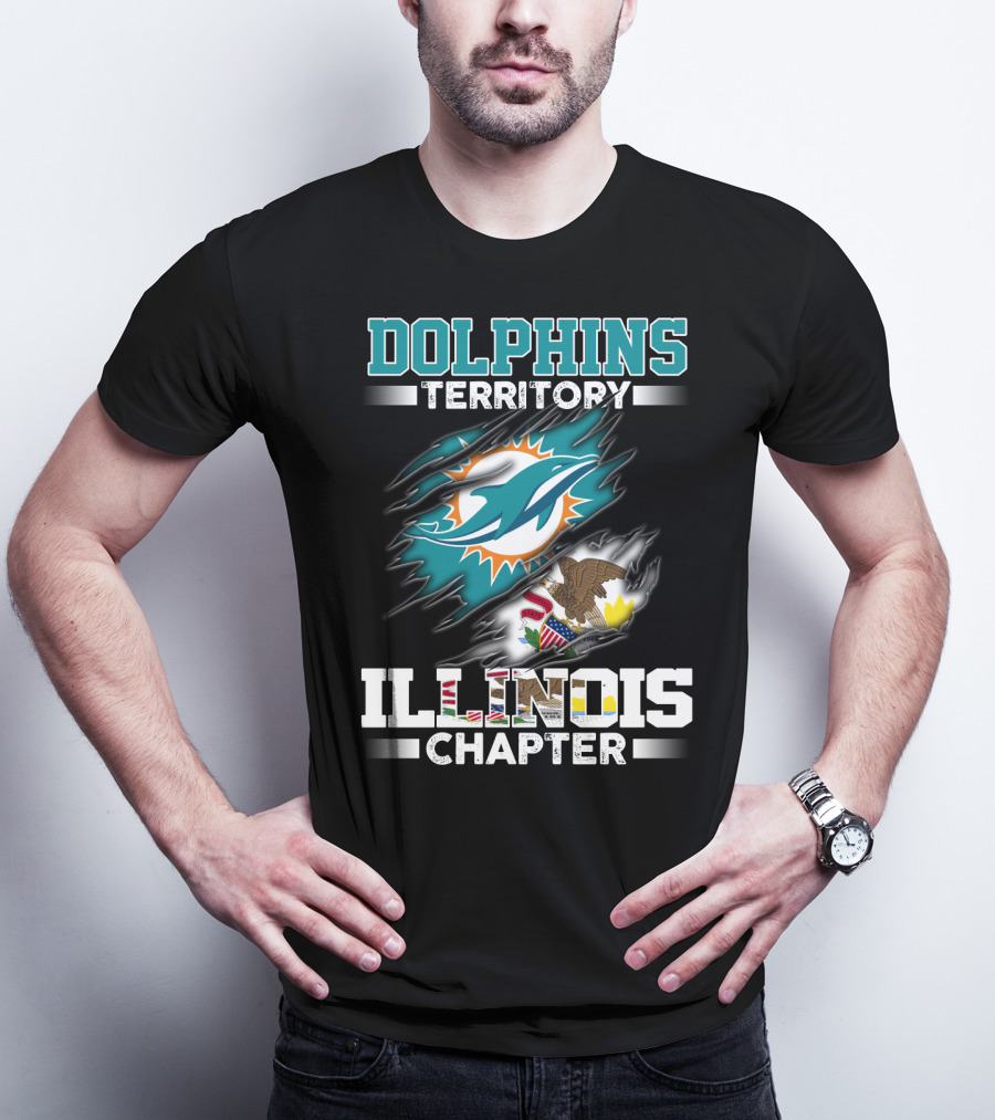 DOLPHINS TERRITORY ILLINOIS CHAPTER T-Shirt