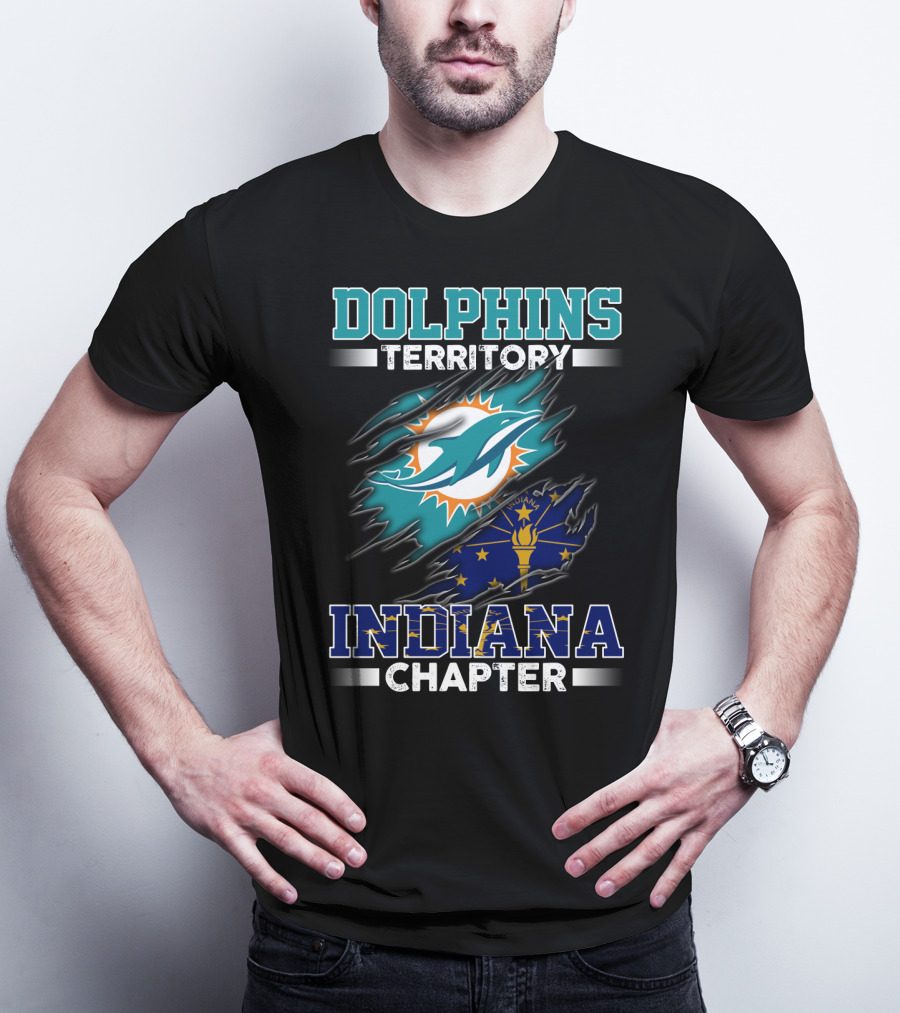 DOLPHINS TERRITORY INDIANA CHAPTER T-Shirt