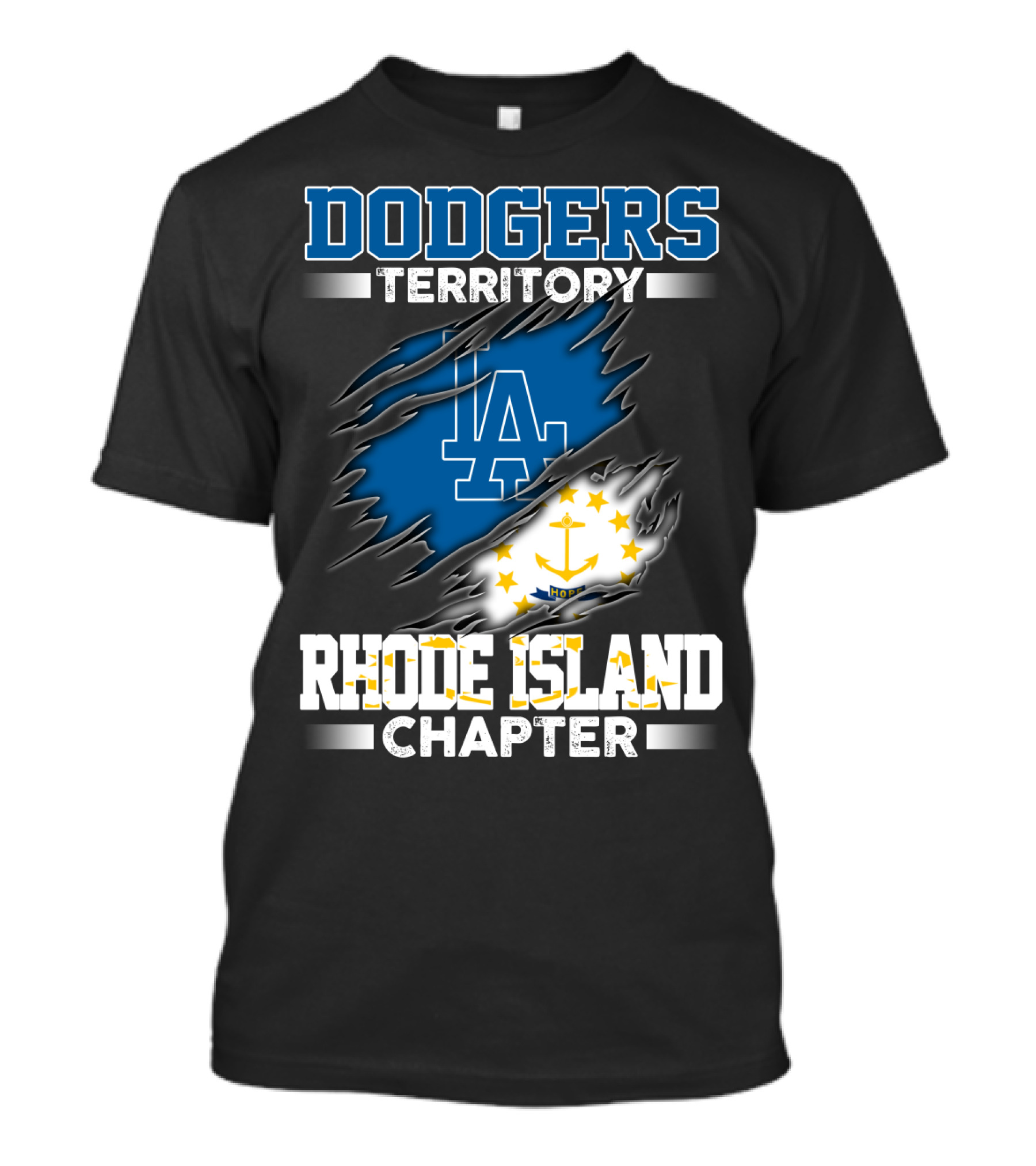 Dodgers Territory LA Rhode Island Chapter T-Shirt