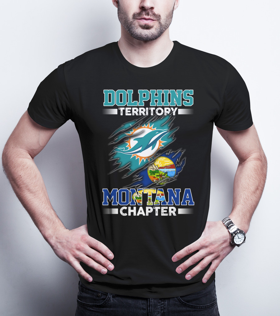 DOLPHINS TERRITORY MONTANA CHAPTER T-Shirt