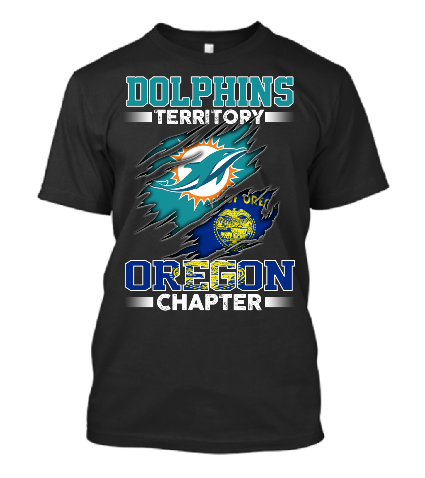 DOLPHINS TERRITORY OREGON CHAPTER T-Shirt