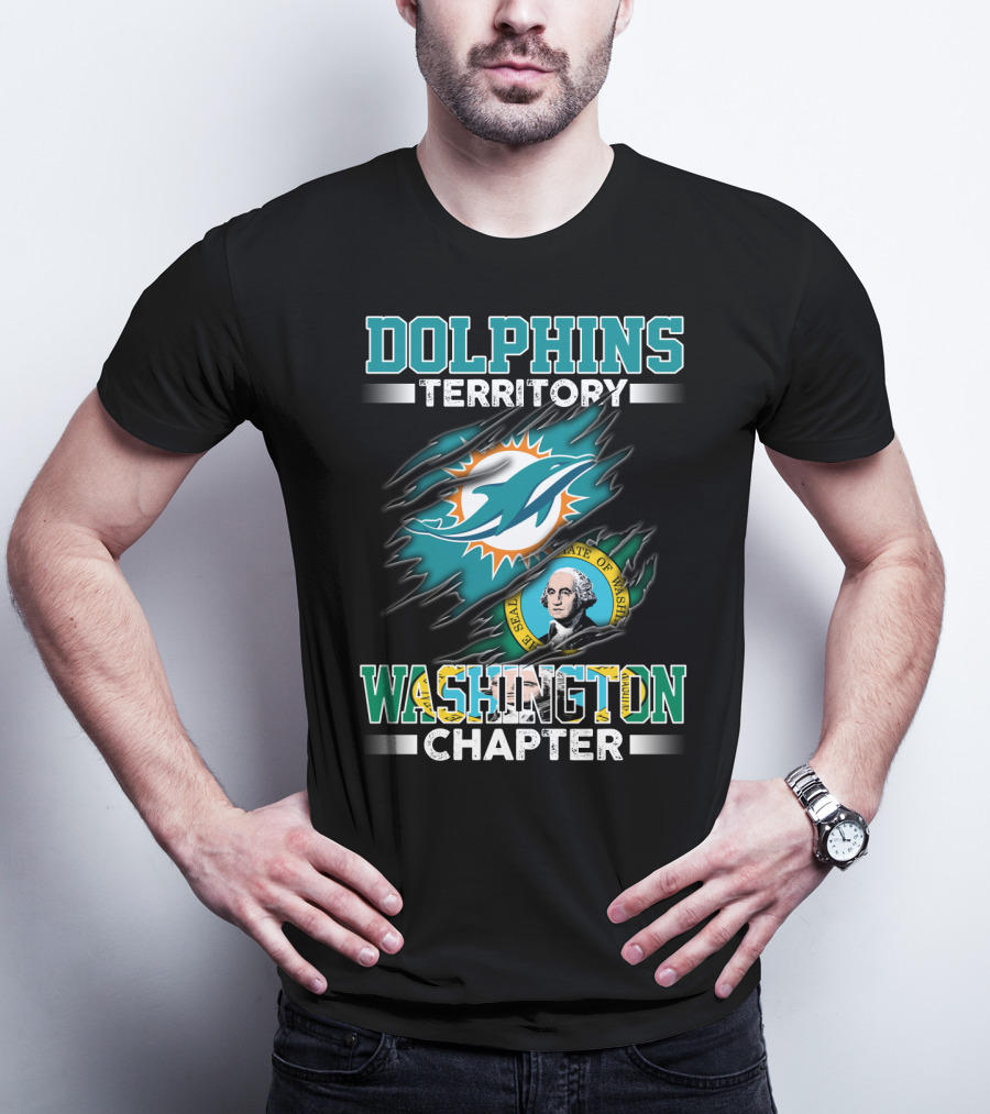 DOLPHINS TERRITORY WASHINGTON CHAPTER T-Shirt