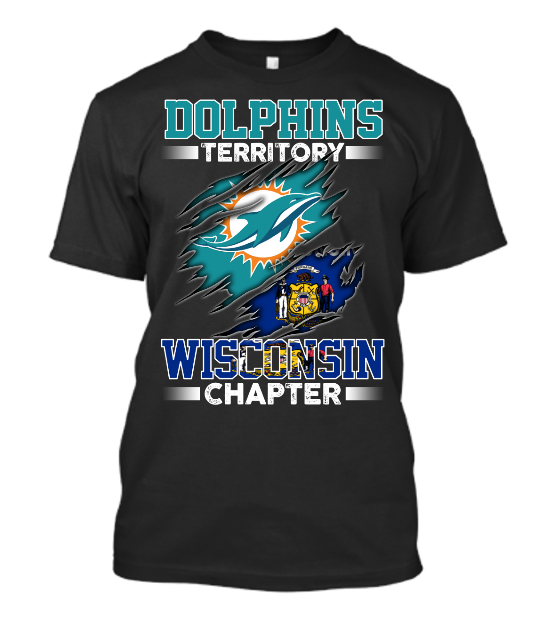 DOLPHINS TERRITORY WISCONSIN CHAPTER T-Shirt
