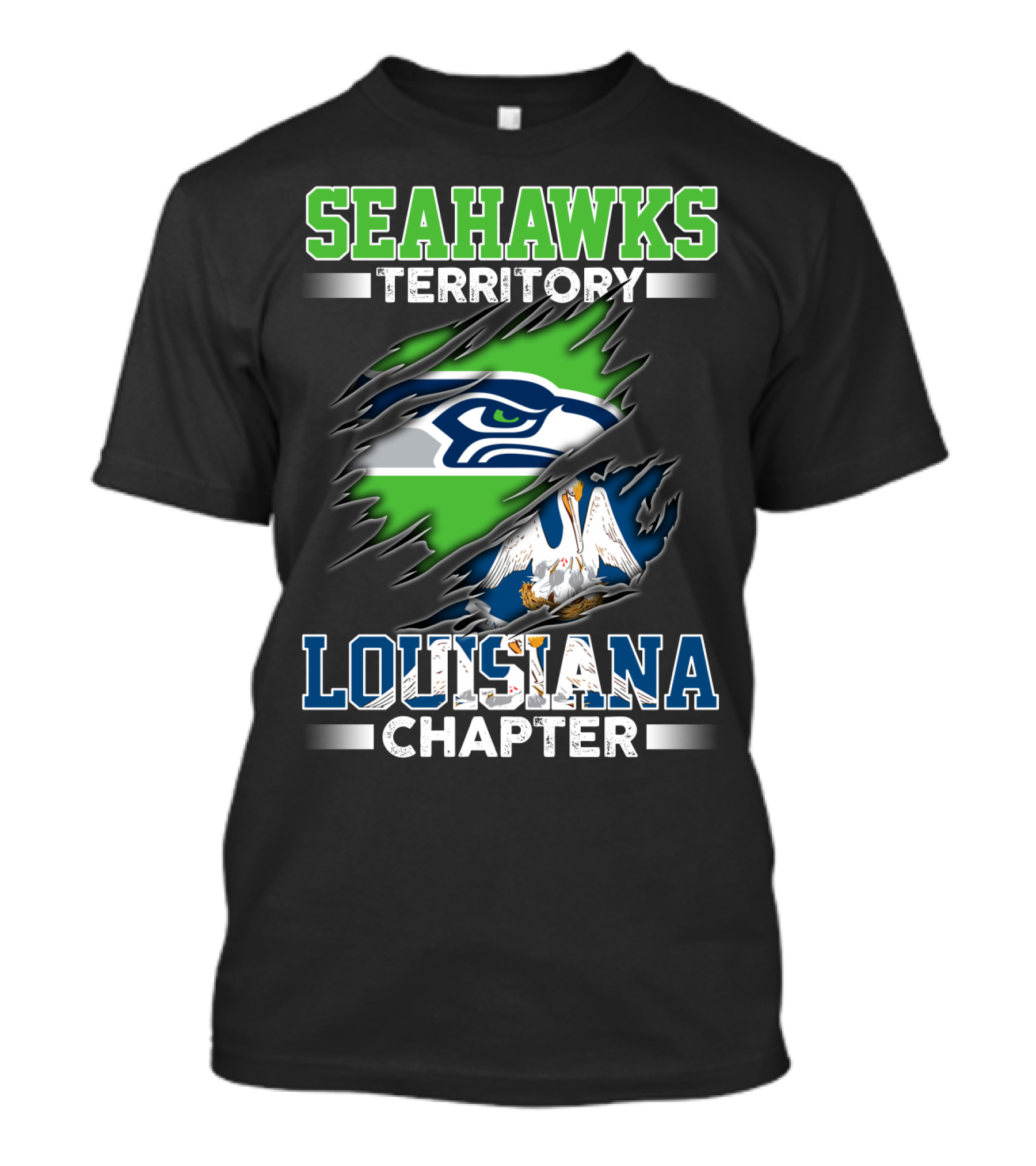 Seahawks Territory Louisiana Chapter T-Shirt