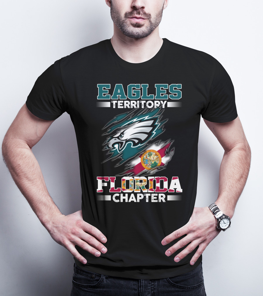 Eagles Territory Florida Chapter With State Seal T-Shirt