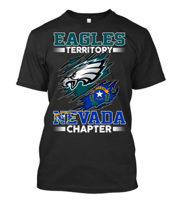 Eagles Territory Nevada Chapter Battle Born State Flag T-Shirt