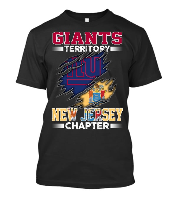 GIANTS TERRITORY NEW JERSEY CHAPTER T-Shirt