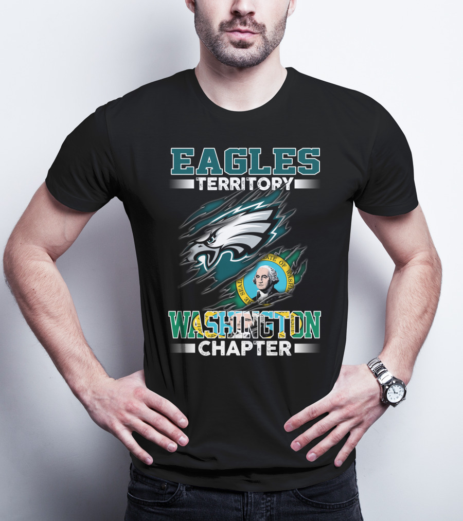 Eagles Territory Washington Chapter State Seal T-Shirt