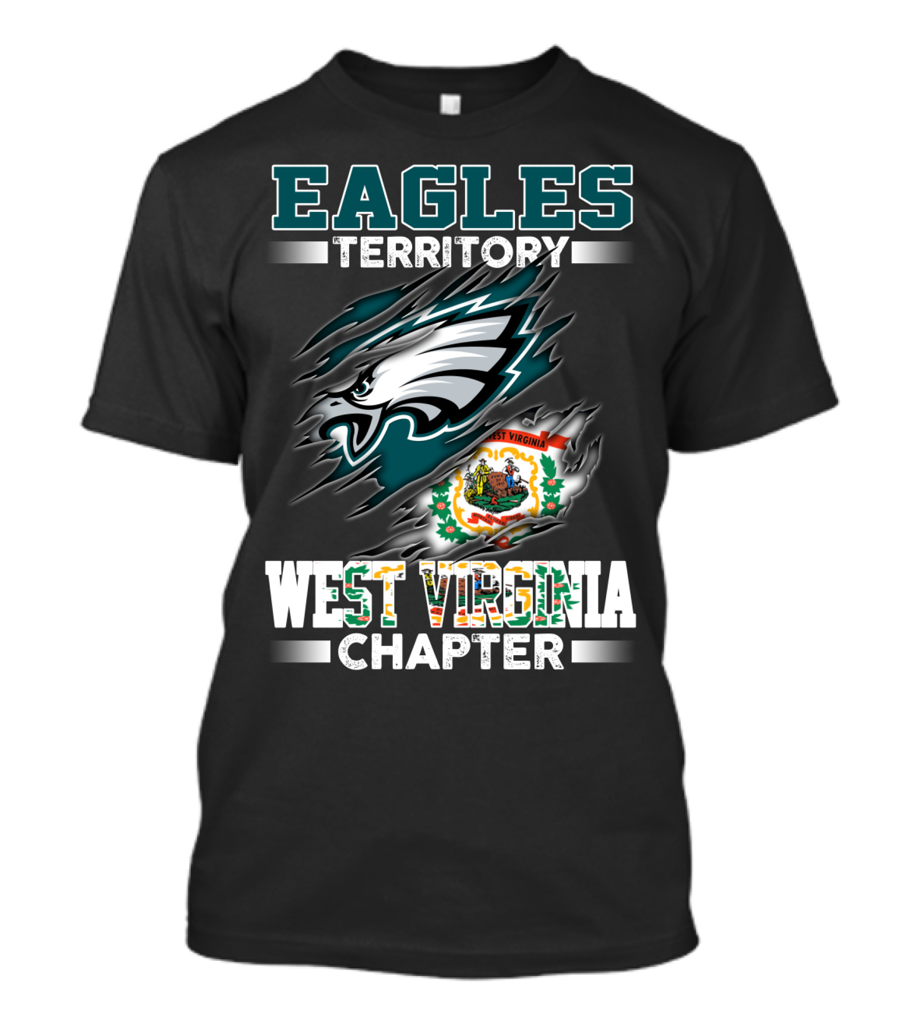Eagles Territory West Virginia Chapter T-Shirt