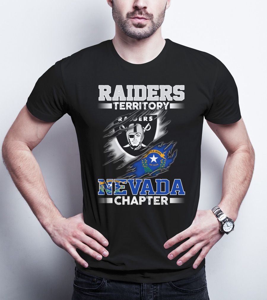 Raiders Territory Nevada Chapter Battle Born T-Shirt