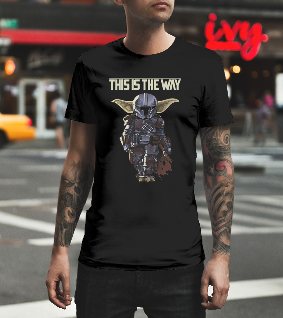 This Is The Way Mandalorian Baby Yoda Crossover T-Shirt