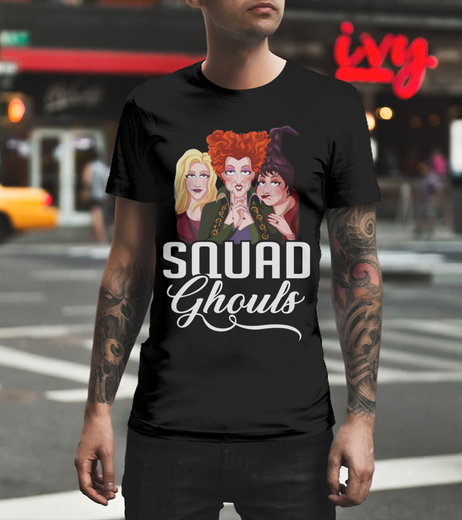 Squad Ghouls Sanderson Sisters Hocus Pocus T-Shirt