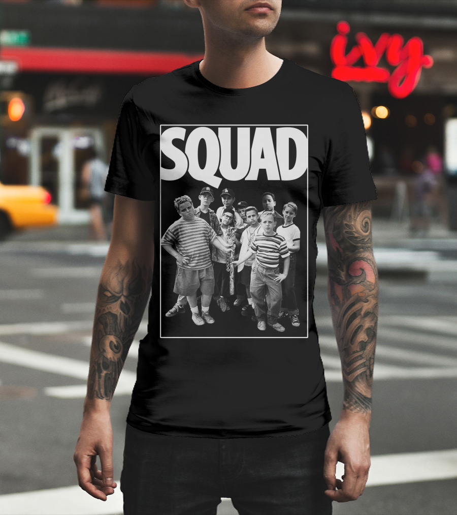 The Sandlot Baseball Squad Classic Movie Kids Team T-Shirt