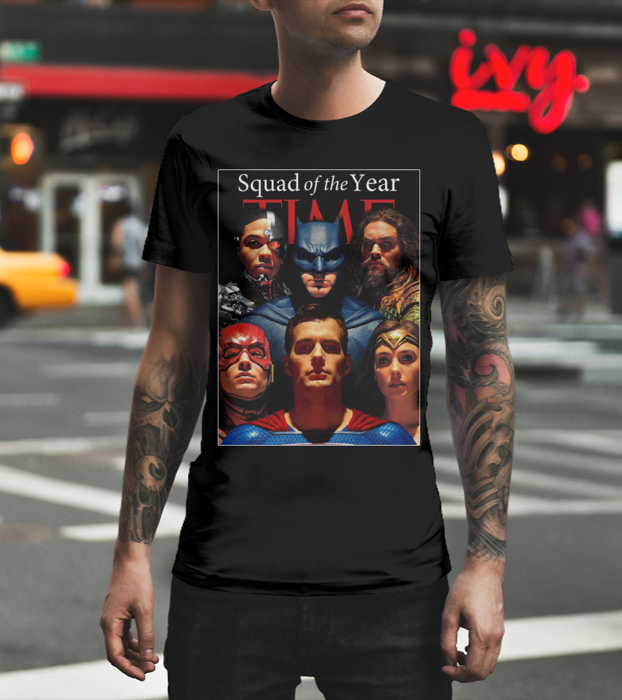 Squad Of The Year TIME Justice League Heroes T-Shirt