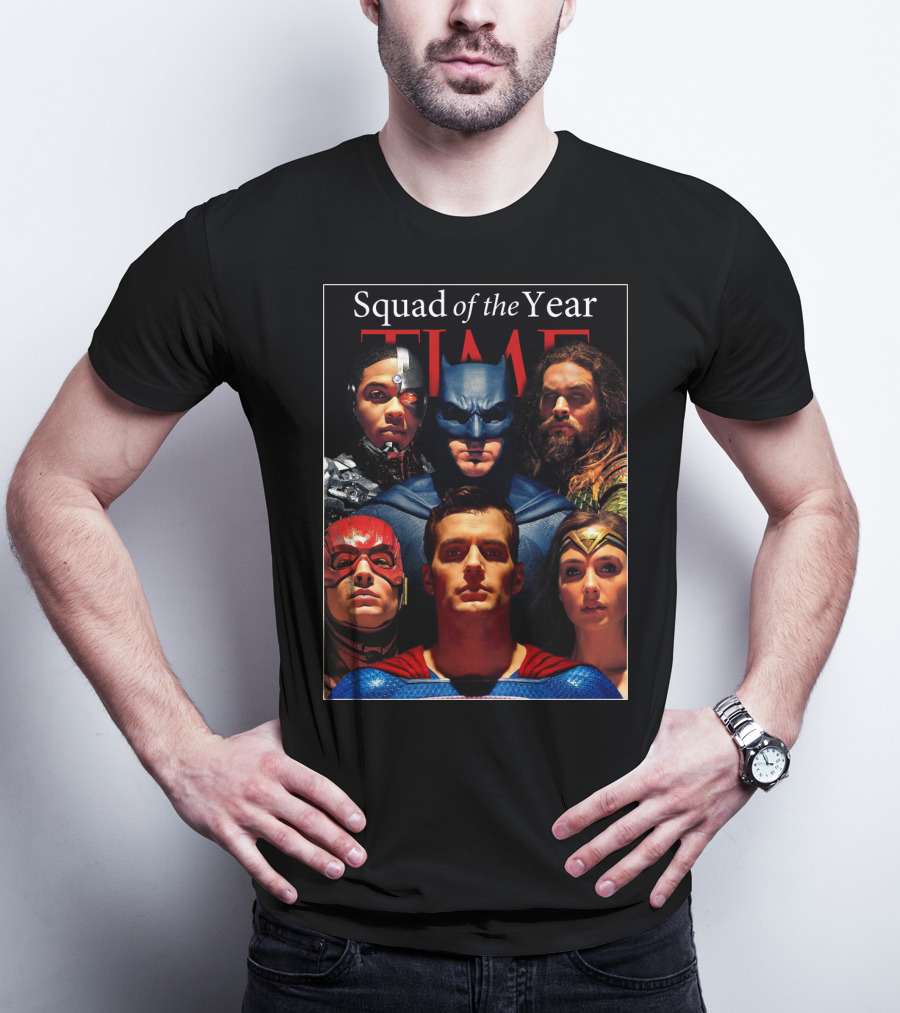 Squad Of The Year TIME Justice League Heroes T-Shirt