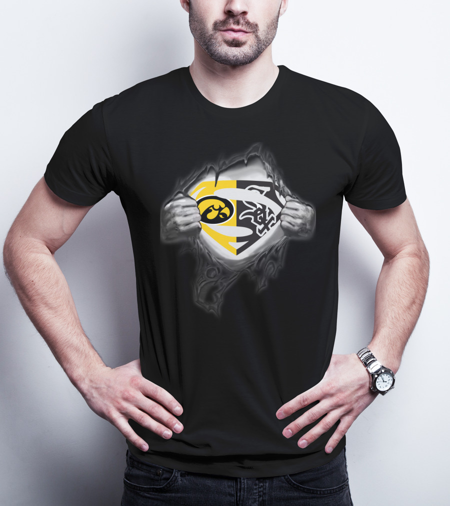 Hawkeyes Chicago White Sox Superman Logo Mashup T-Shirt