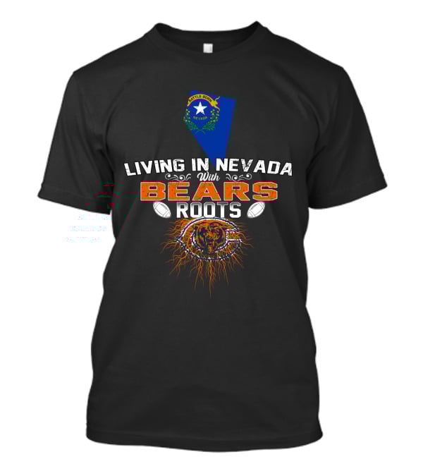 Living In Nevada With Bears Roots Castle Rock Nevada Football Emblem T-Shirt