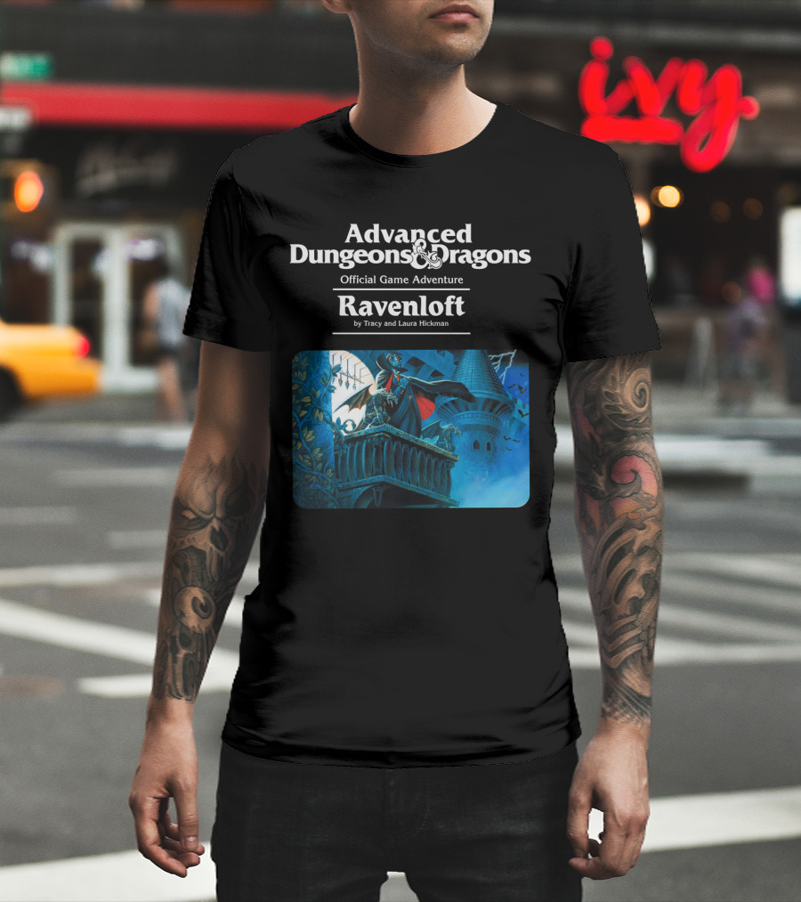Advanced Dungeons And Dragons Official Game Adventure Ravenloft By Tracy And Laura Hickman T-Shirt