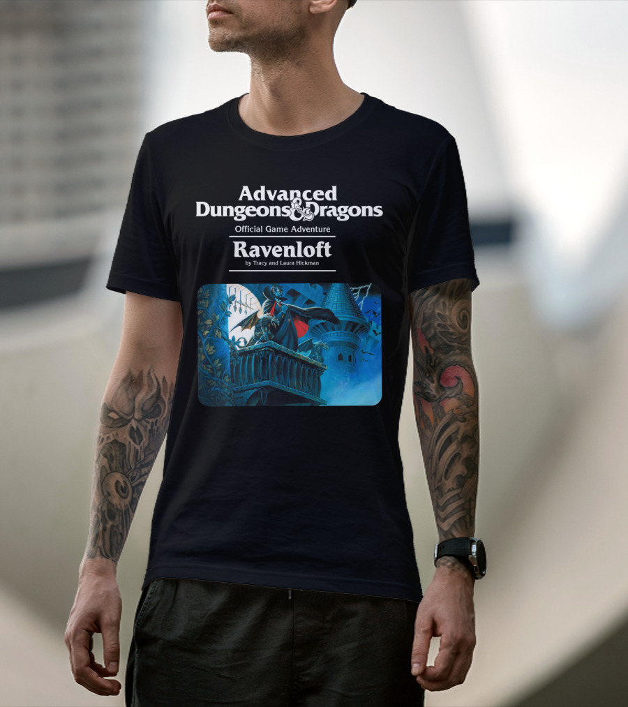 Advanced Dungeons And Dragons Official Game Adventure Ravenloft By Tracy And Laura Hickman T-Shirt