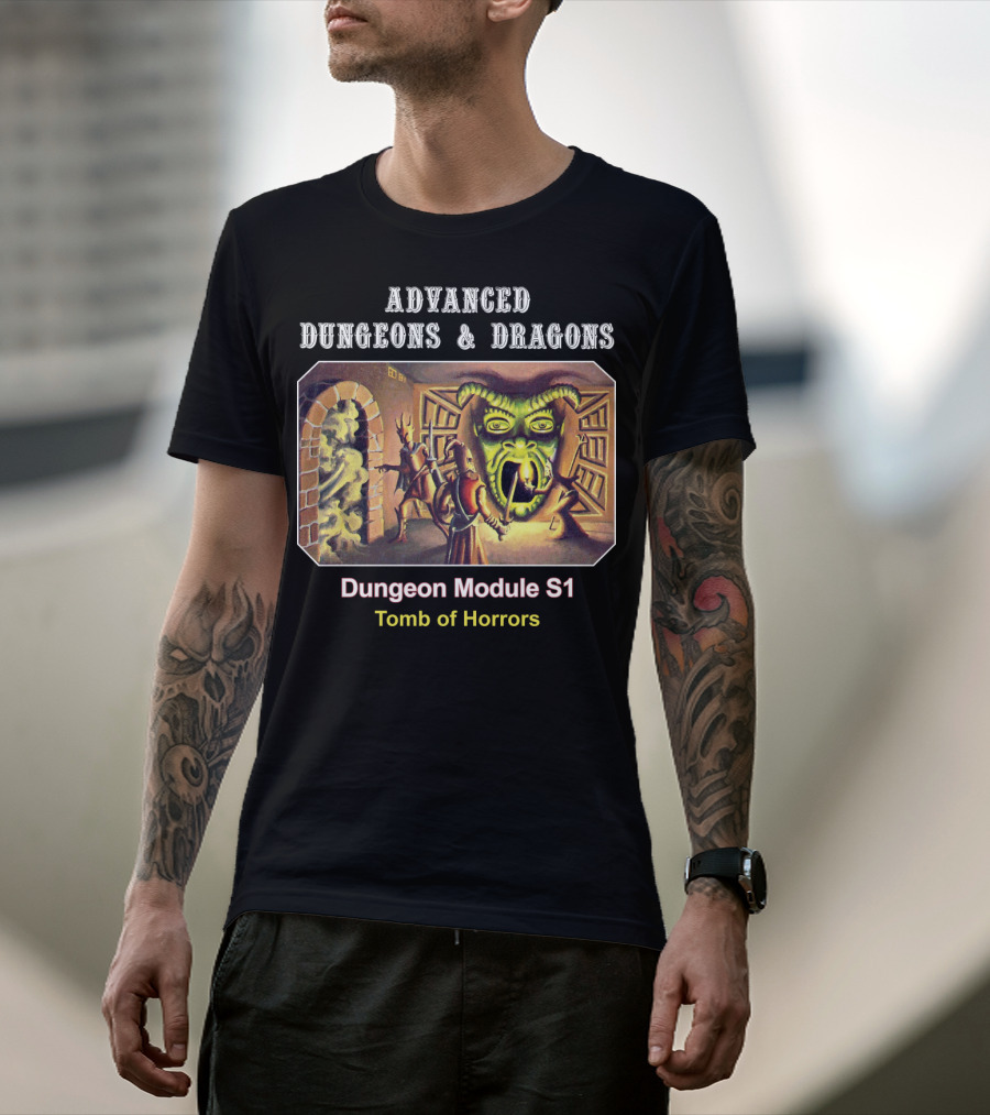 Advanced Dungeons And Dragons Dungeon Module S1 Tomb Of Horrors T-Shirt