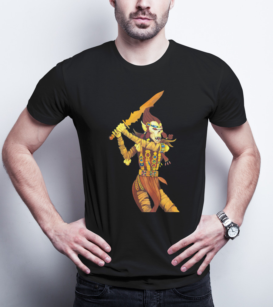 Fiend Folio Sword-Wielding Creature Fantasy T-Shirt