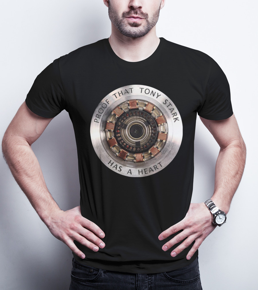 Proof That Tony Stark Has A Heart Arc Reactor T-Shirt