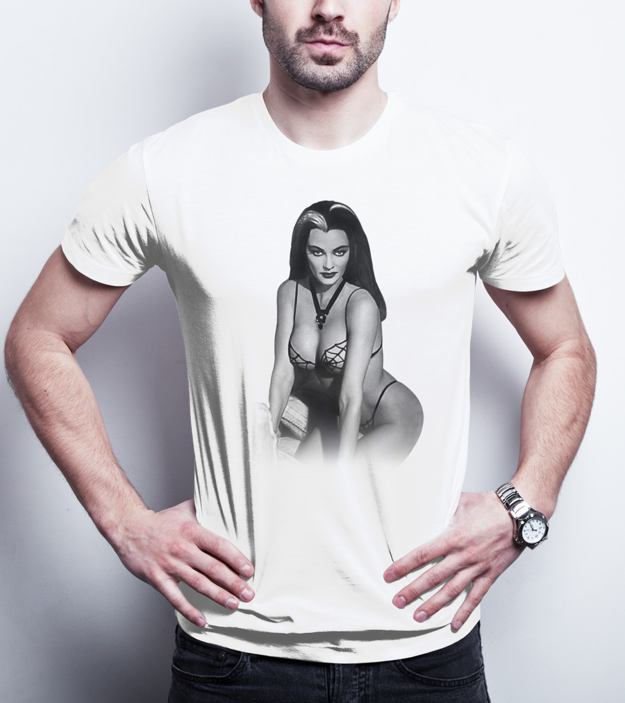 Lily Munster Retro Style Swimwear Pin-Up T-Shirt