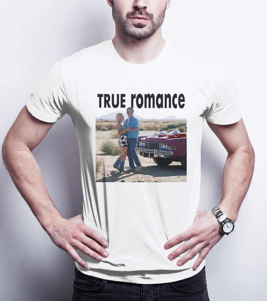 TRUE Romance Classic Movie Scene Desert Cadillac T-Shirt