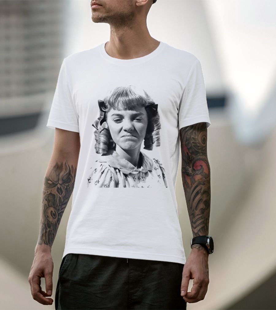 Alison Arngrim Little House On The Prairie Nellie Oleson Iconic Character Face T-Shirt