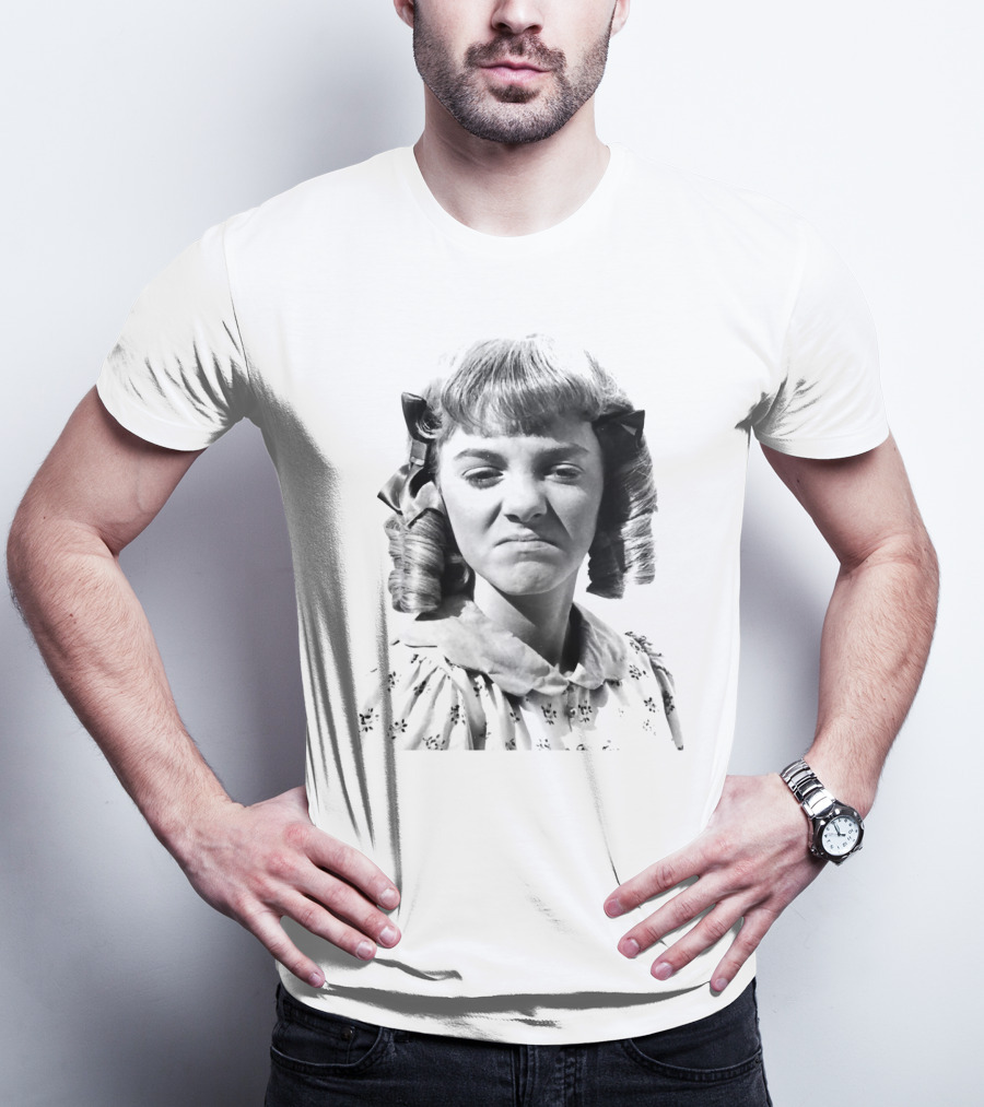 Alison Arngrim Little House On The Prairie Nellie Oleson Iconic Character Face T-Shirt