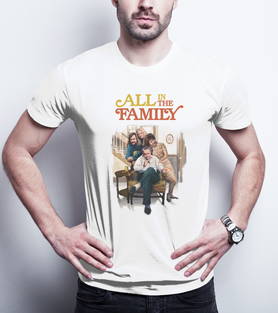 All In The Family Classic TV Sitcom Cast T-Shirt