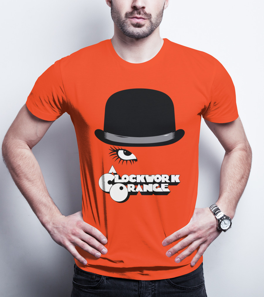 A Clockwork Orange Bowler Hat And Eyelash T-Shirt