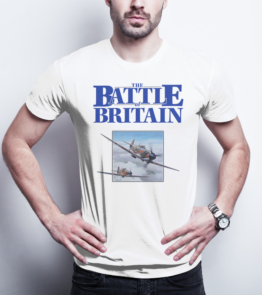 The Battle Of Britain Fighter Aircraft Iconic WWII Scene T-Shirt