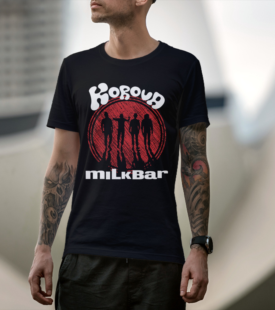 Korova Milkbar A Clockwork Orange Silhouette Circle T-Shirt