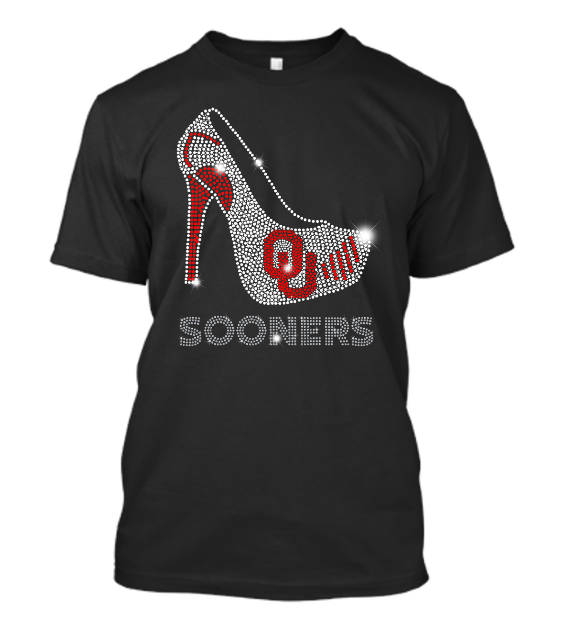 Oklahoma Sooners OU High Heel Sparkle T-Shirt