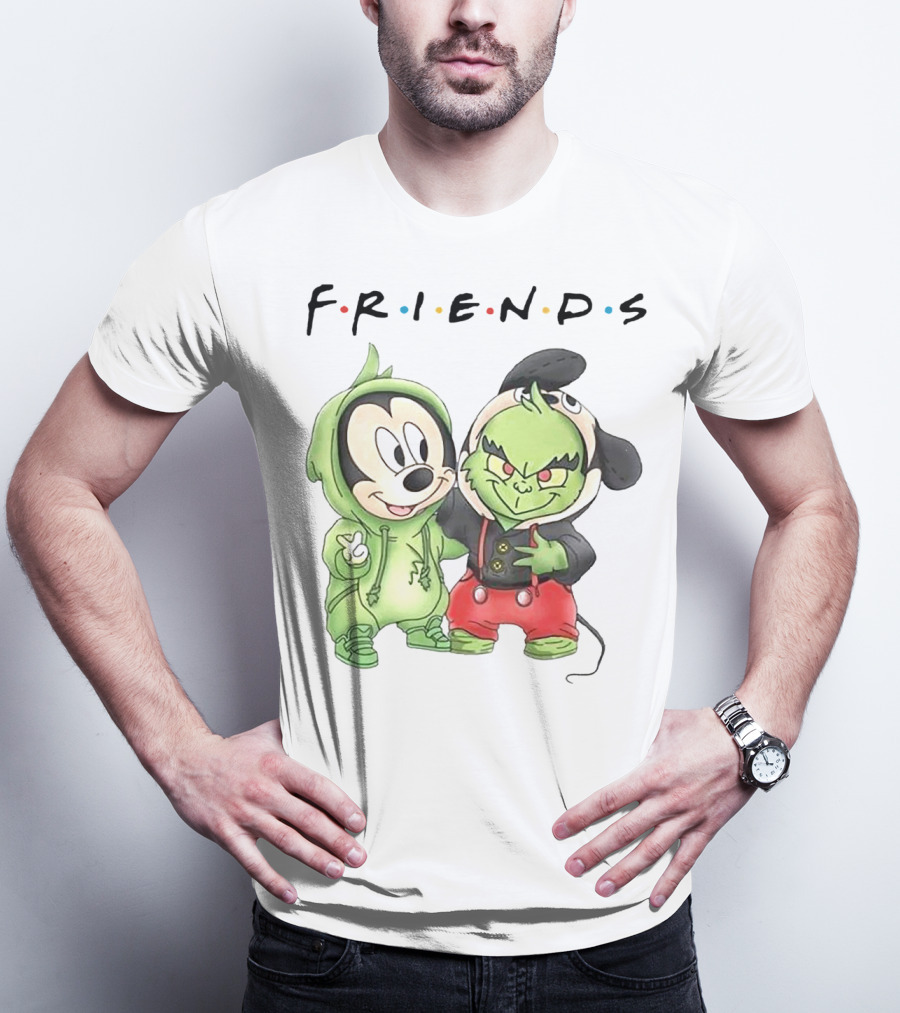 Friends Grinch Mickey Mashup T-Shirt