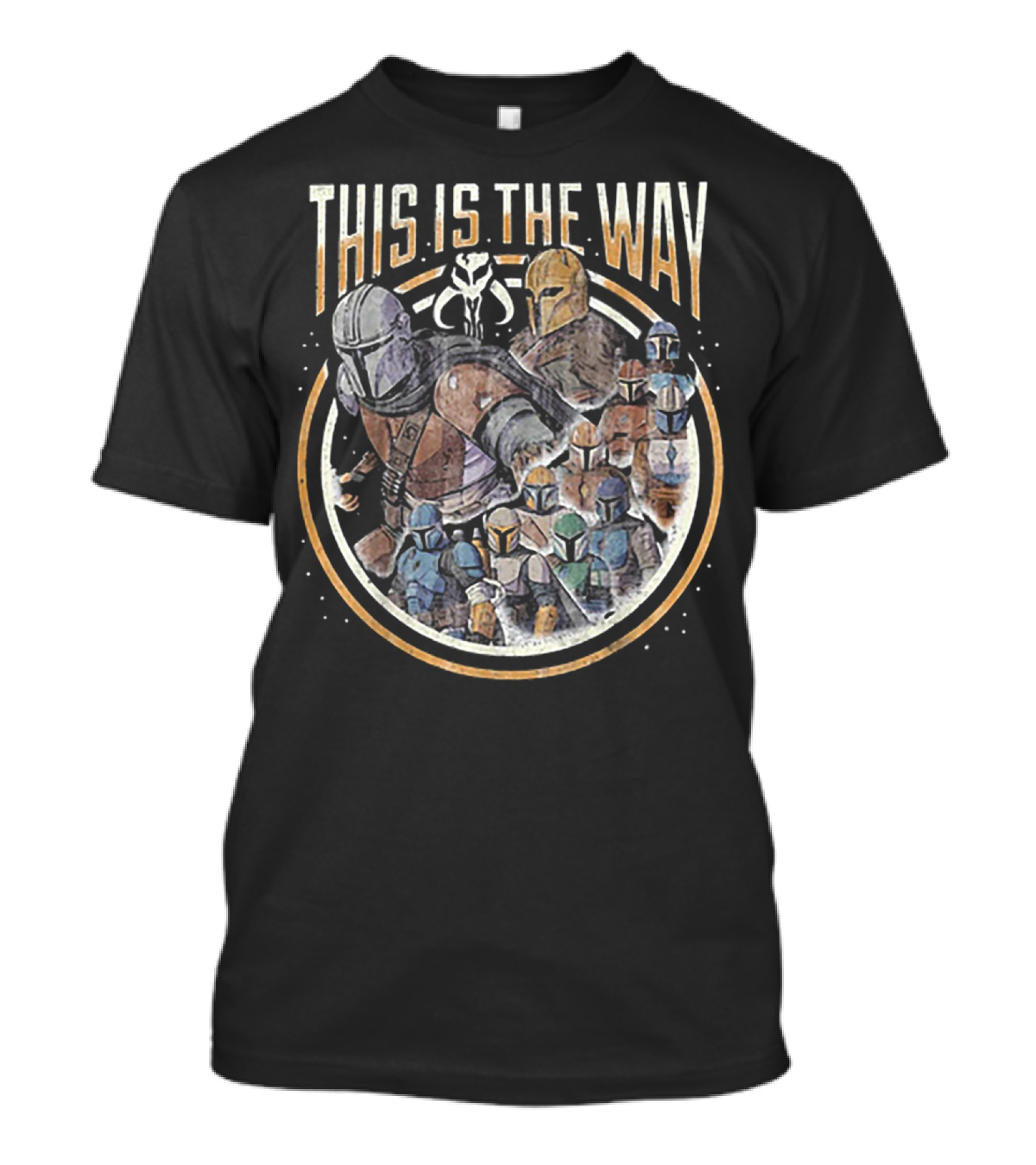Boba Fett This Is The Way Star Wars Mandalorian Warriors T-Shirt