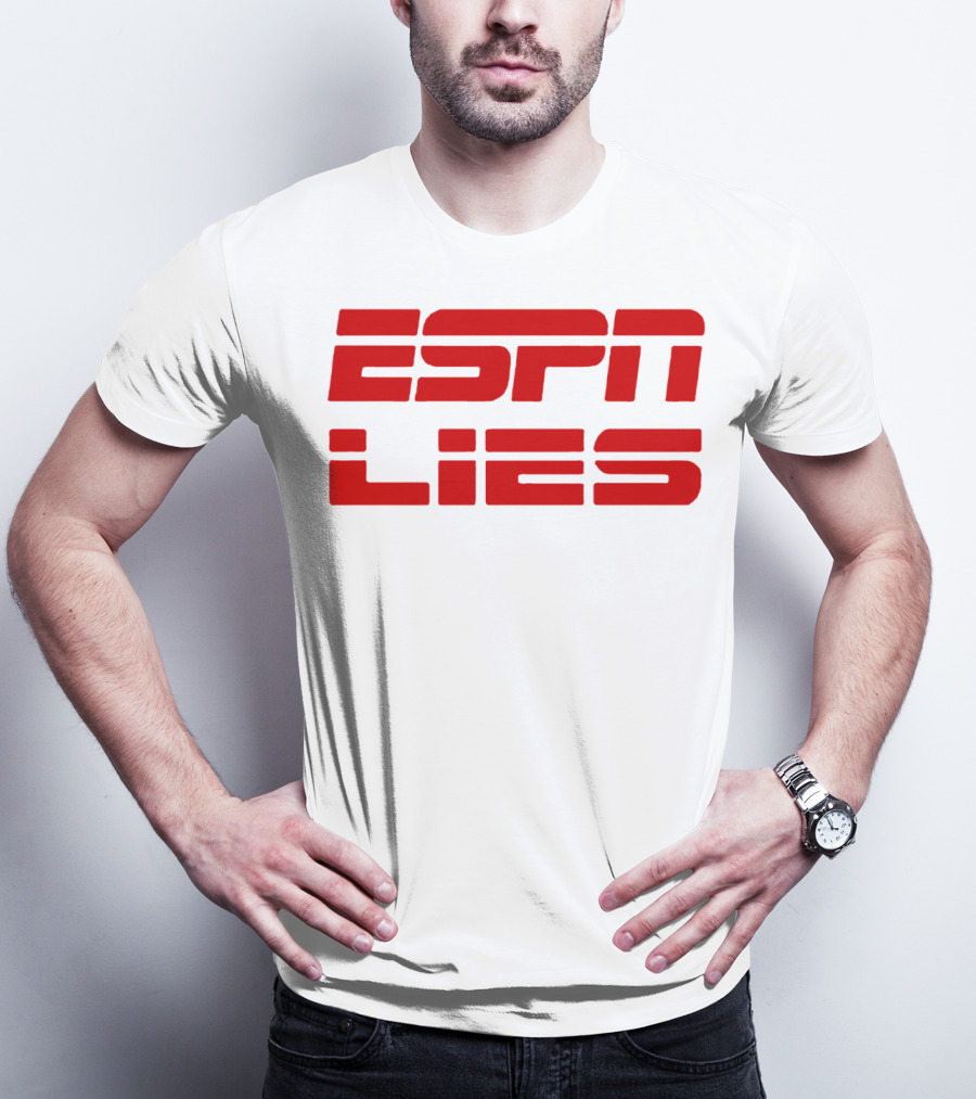 ESPN Lies Red T-Shirt